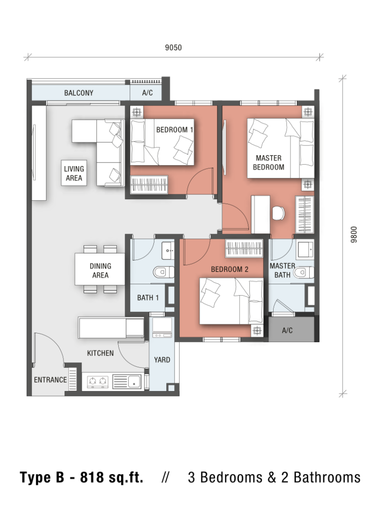ryan-miho-floor-plan-Type-B | NEW PROPERTY LAUNCH | NEW CONDO ...