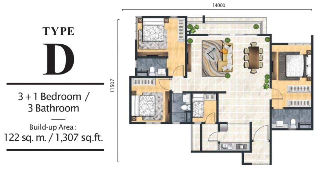 The-Vyne-Floor-Plan-Type-D | New Launch Property | Condo - KL, PJ ...