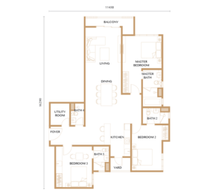 Bangsar_Hill_Park-Floor_Plan-Type_3A | New Launch KL & PJ
