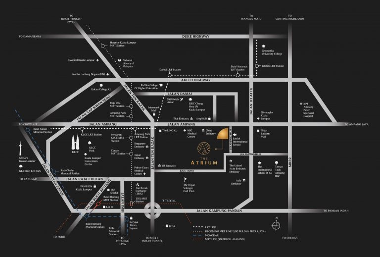 The-Atrium-Location-Map | New Launch KL & PJ