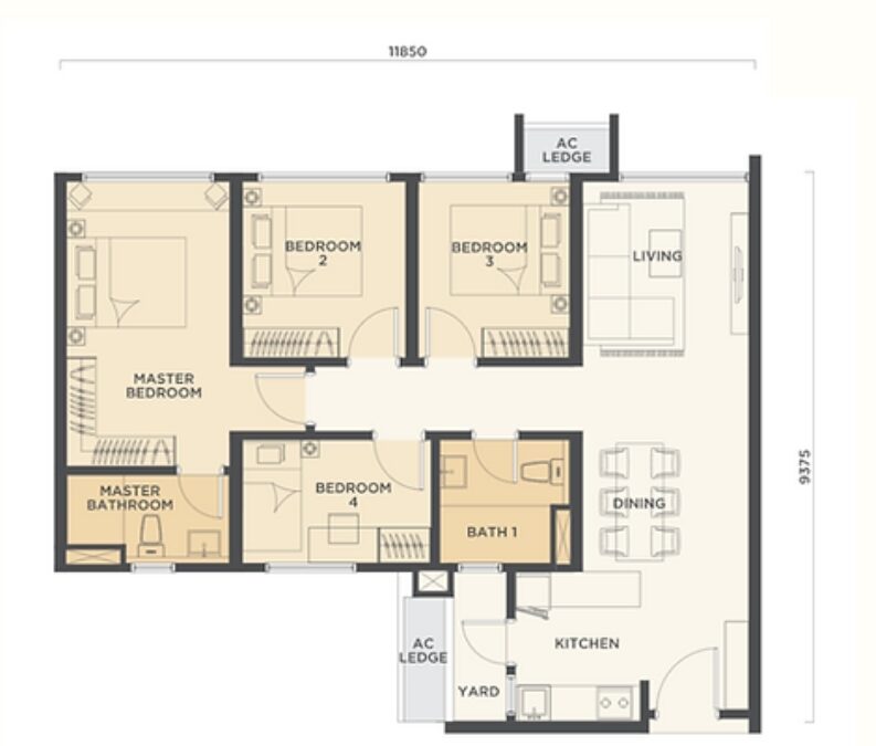 Alora-Residences-Floor-Plan-Type-A | New Launch Property | Condo - KL ...
