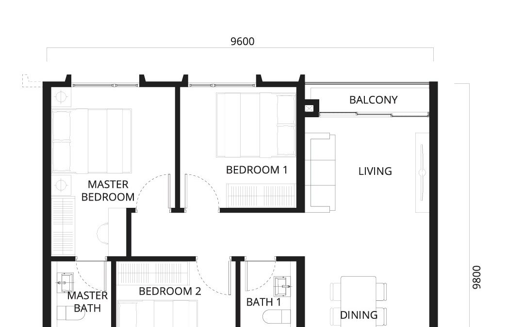 Stellaris-Riana-Dutamas-Unit-Layout-Type-B1 | New Launch KL & PJ