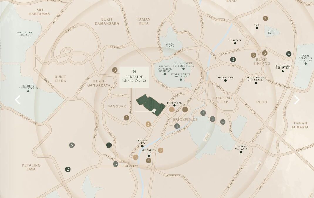 Parkside-Residences-Location-Map | New Launch KL & PJ