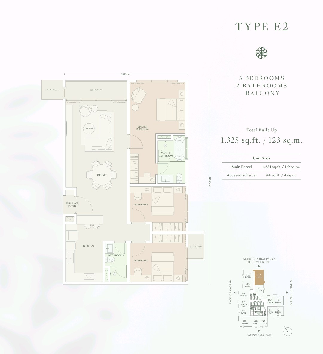 Parkside-Residences-Unit Layout-Type-E2 | New Launch KL & PJ